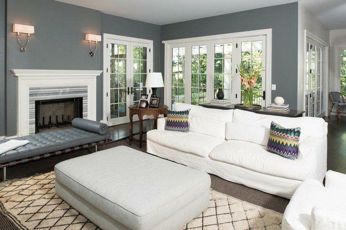 Salón en gris y blanco, ¡una maravilla! Aquí tienes 82 fotos que lo ...